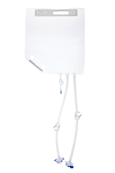 EZBio® Ultra Bag Assembly, 10L, PE Bag, 2x 3/8" HB port, 1x1/4" HB port ...