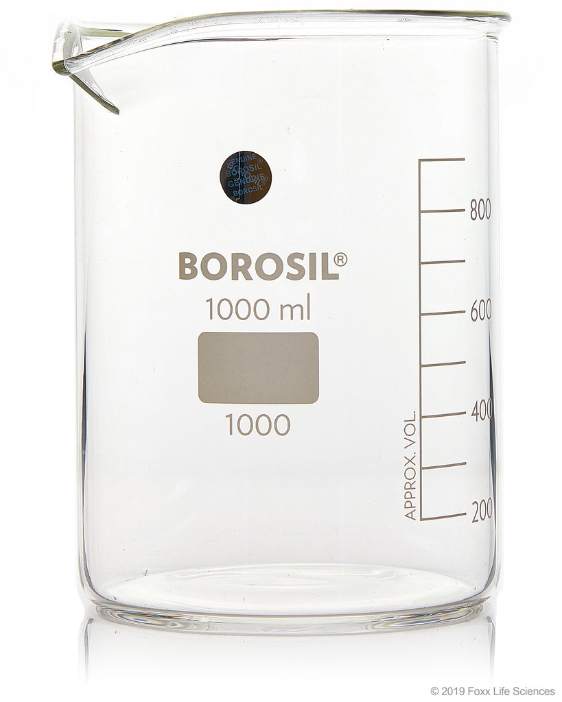 Borosil® Beaker Griffin Low Form with Spout Graduated ISO 3819 ...