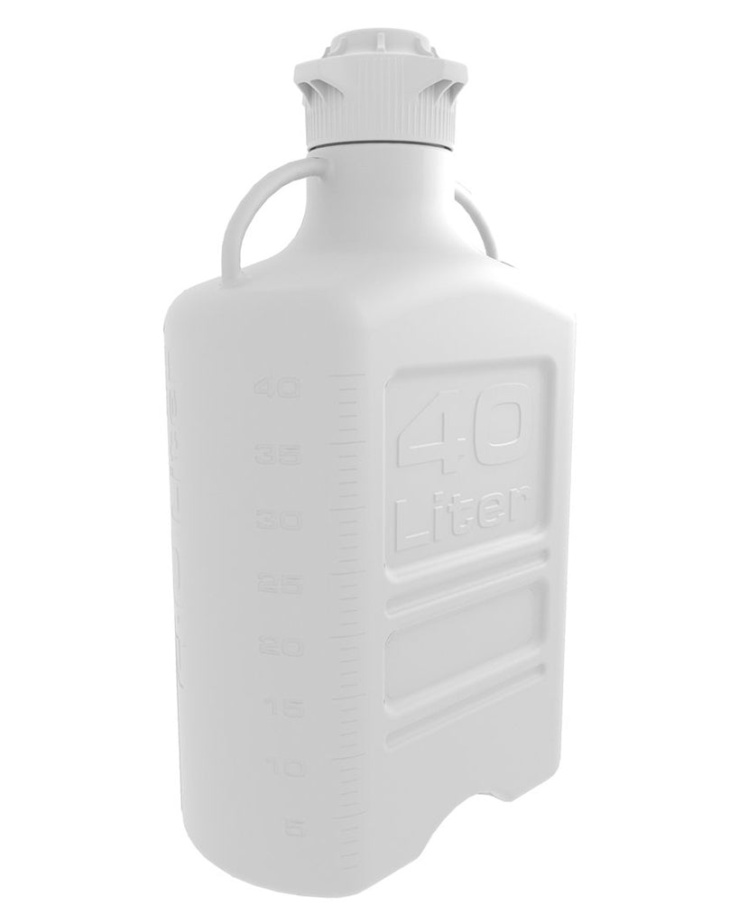 40L (10 Gal) High Density Poly Ethylene (HDPE) Carboy with 120mm Cap ...