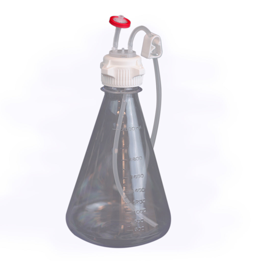 EZBio® Single Use Kits, Vented EZClear Flask Assembly, 2L, Polycarbona ...