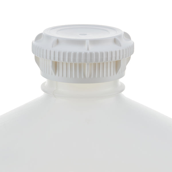 EZBio® GL45 Closed Cap, White PP for Plastic Bottles - 25 | 205-0261-FLS