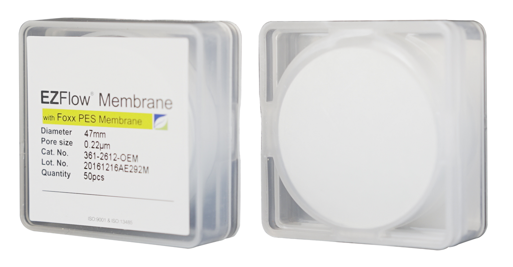 EZFlow® Membrane Disc Filter, PES, 0.22µm, 47mm, Non-Sterile, 50/pk ...
