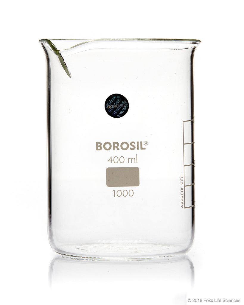 Borosil® Beaker Griffin Low Form with Spout Graduated ISO 3819 ...