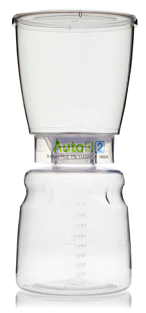 Autofil® 2 Bottle Top Filtration, Full Assembly, 1L, 0.10 µm PES Unit ...