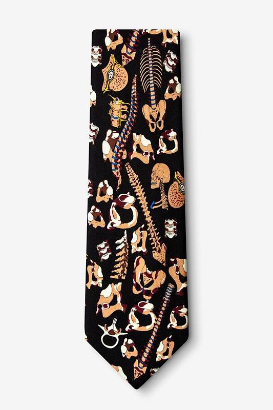 Look Fine & Stylish w/ Spinal Bones Designed Silk Tie – Foxx Life Sciences