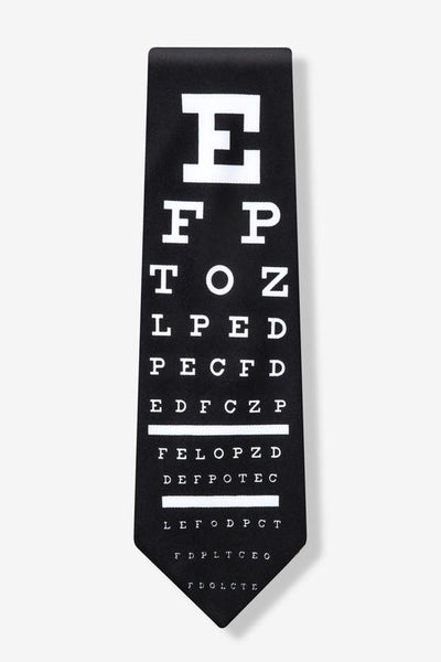 Snellen Eye Chart Tie | Foxx Life Sciences